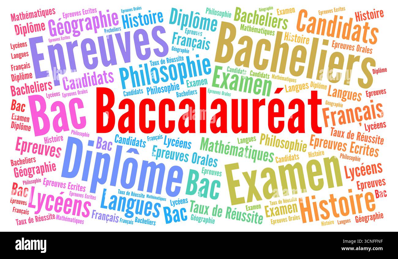 French high school students and exam Cut Out Stock Images & Pictures ...