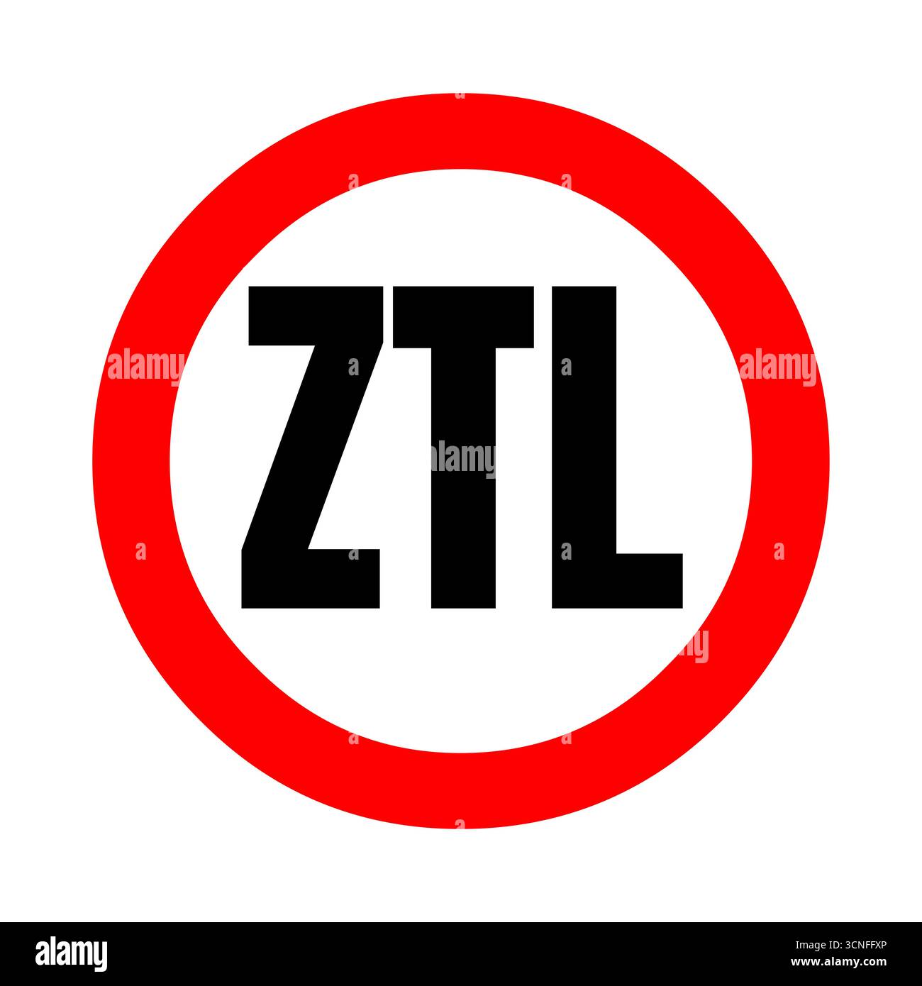 Ztl symbol hi-res stock photography and images - Alamy