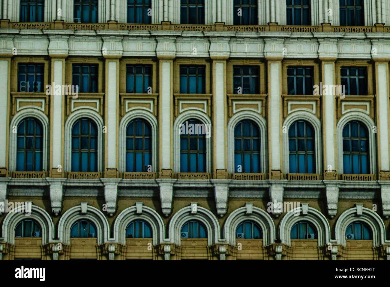 IMAPP 2025 Bucharest, Romania Spectators attend the international video mapping show IMAPP ...