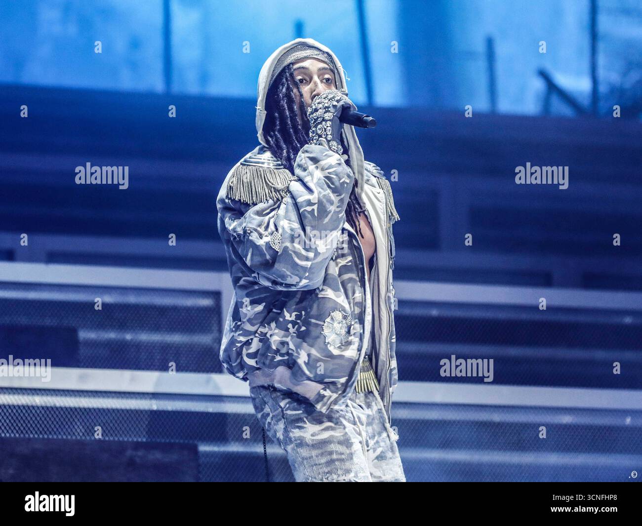 Music Concert - Ghali Ghali during Ghali, Music Concert in Milan, Italy ...