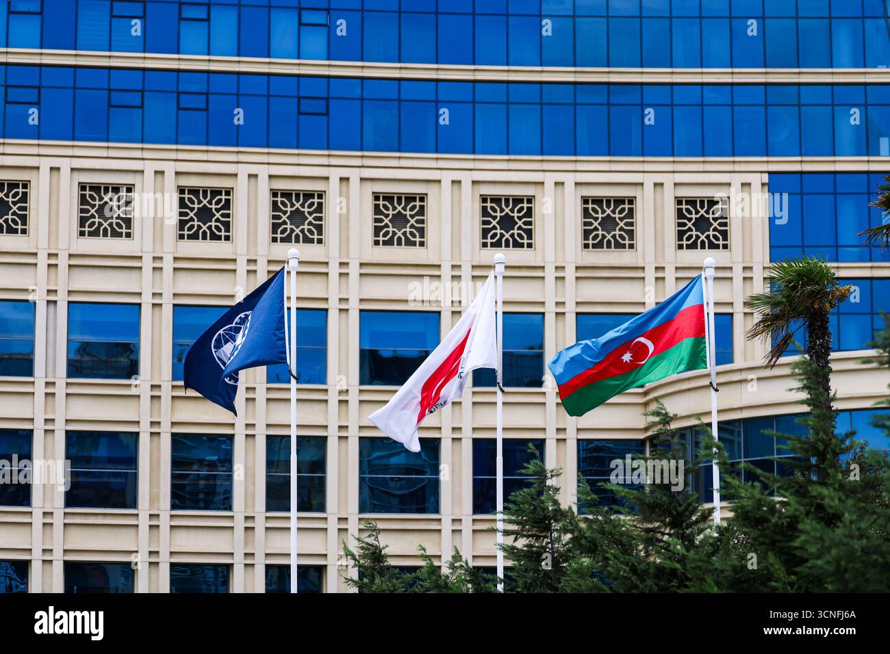 flags, illustration during the 2025 Formula 1 Qatar Airways Azerbaijan ...
