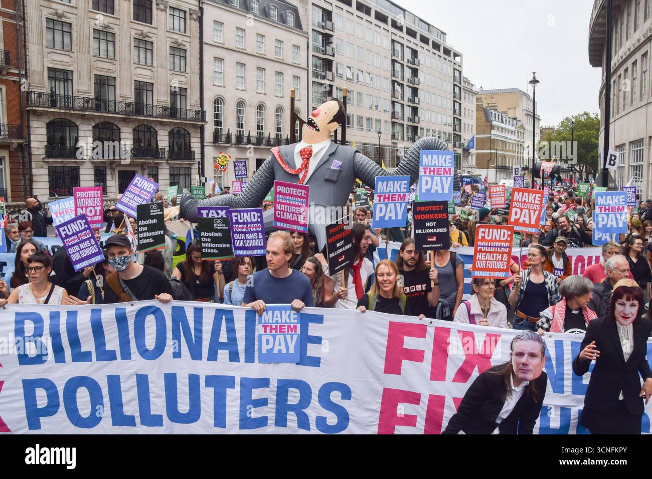 London, UK. 20th September 2025. Protesters gather for the Make Them ...