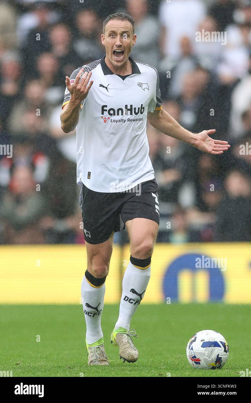 Derby County's Craig Forsyth during the Sky Bet Championship match at ...