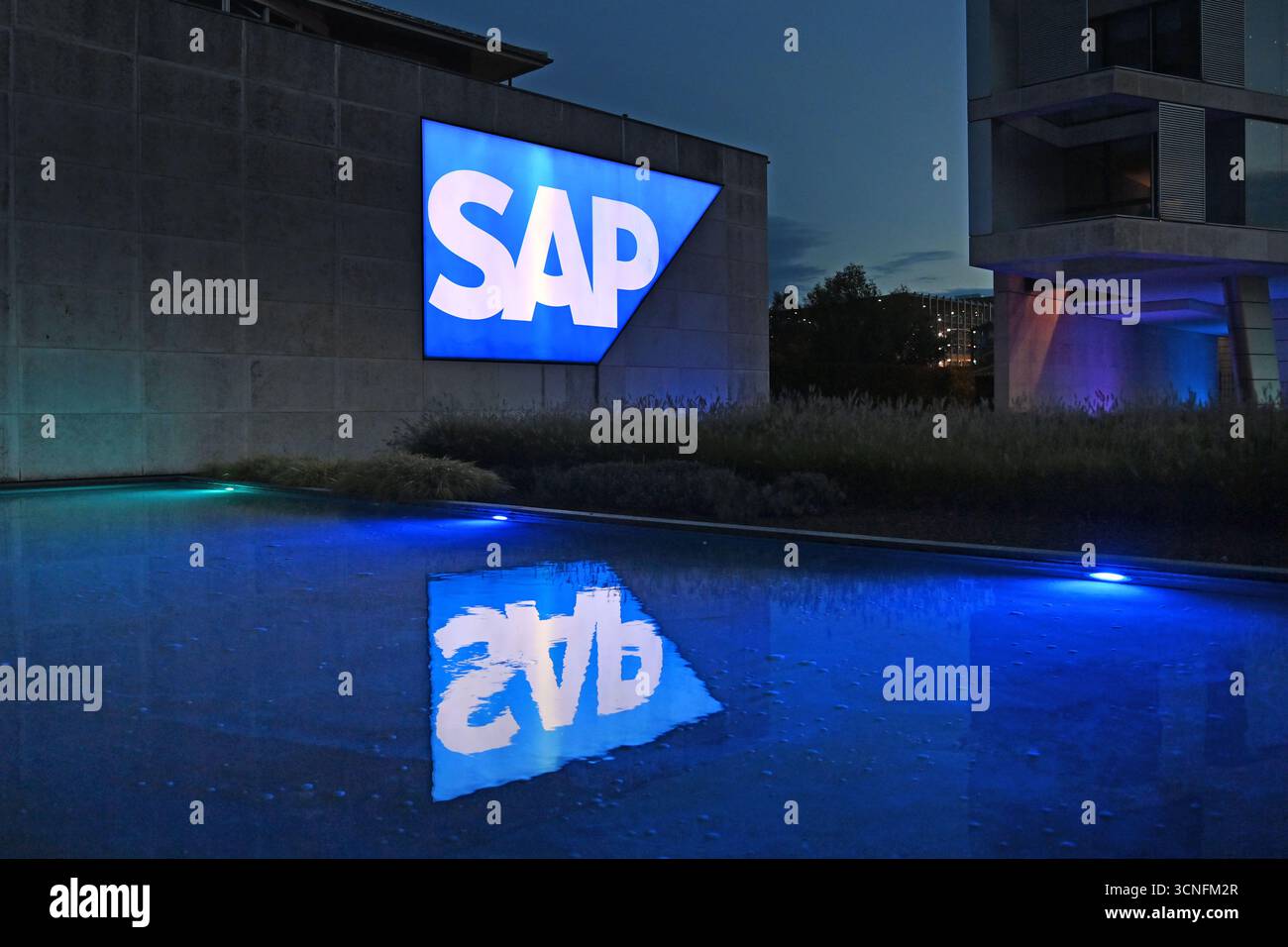 SAP headquarters in Walldorf in the Rhein-Neckar district Stock Photo ...