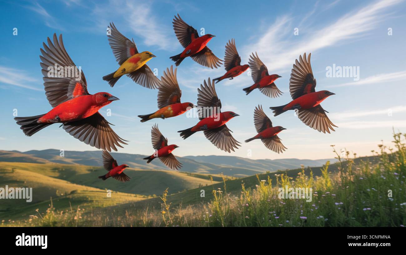 Scenic view in picturesque Stock Vector Images - Alamy