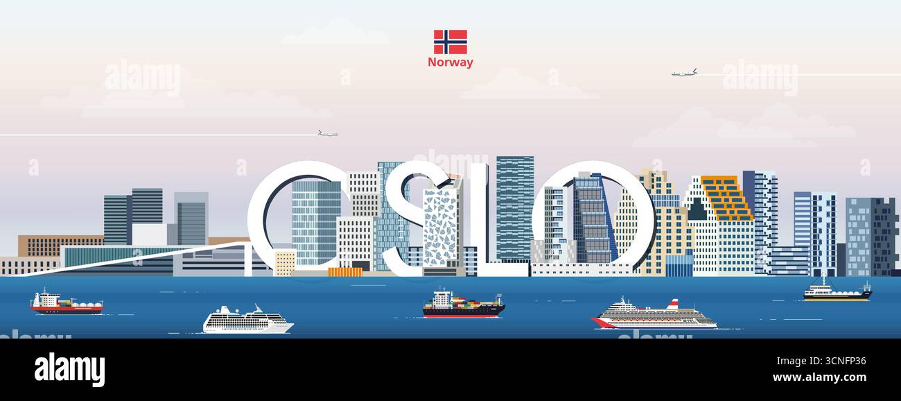 Oslo life Stock Vector Images - Alamy