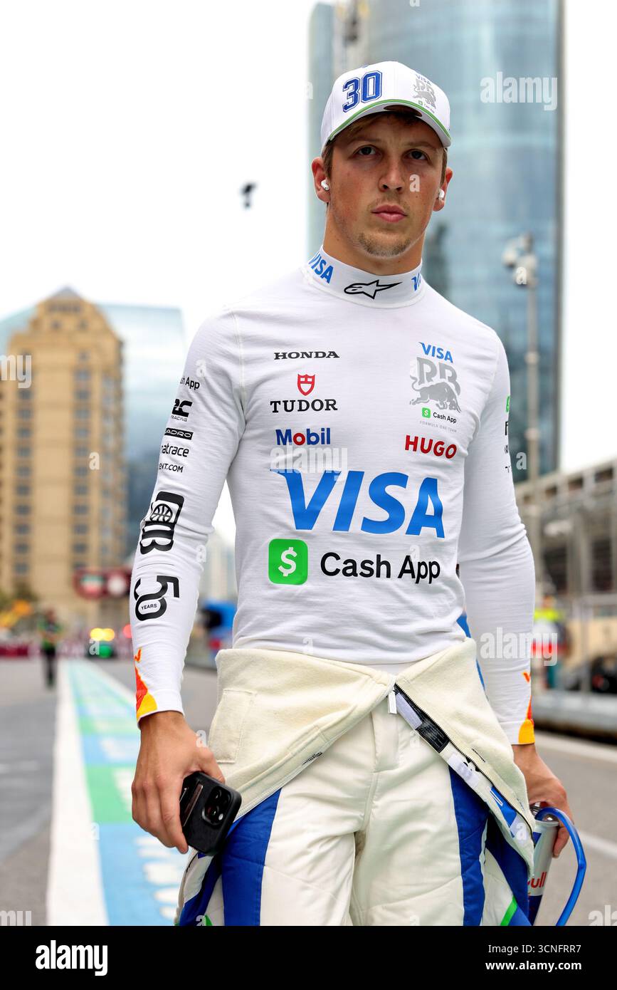 Liam Lawson (NZL) Racing Bulls on the grid. 21.09.2025. Formula 1 World ...