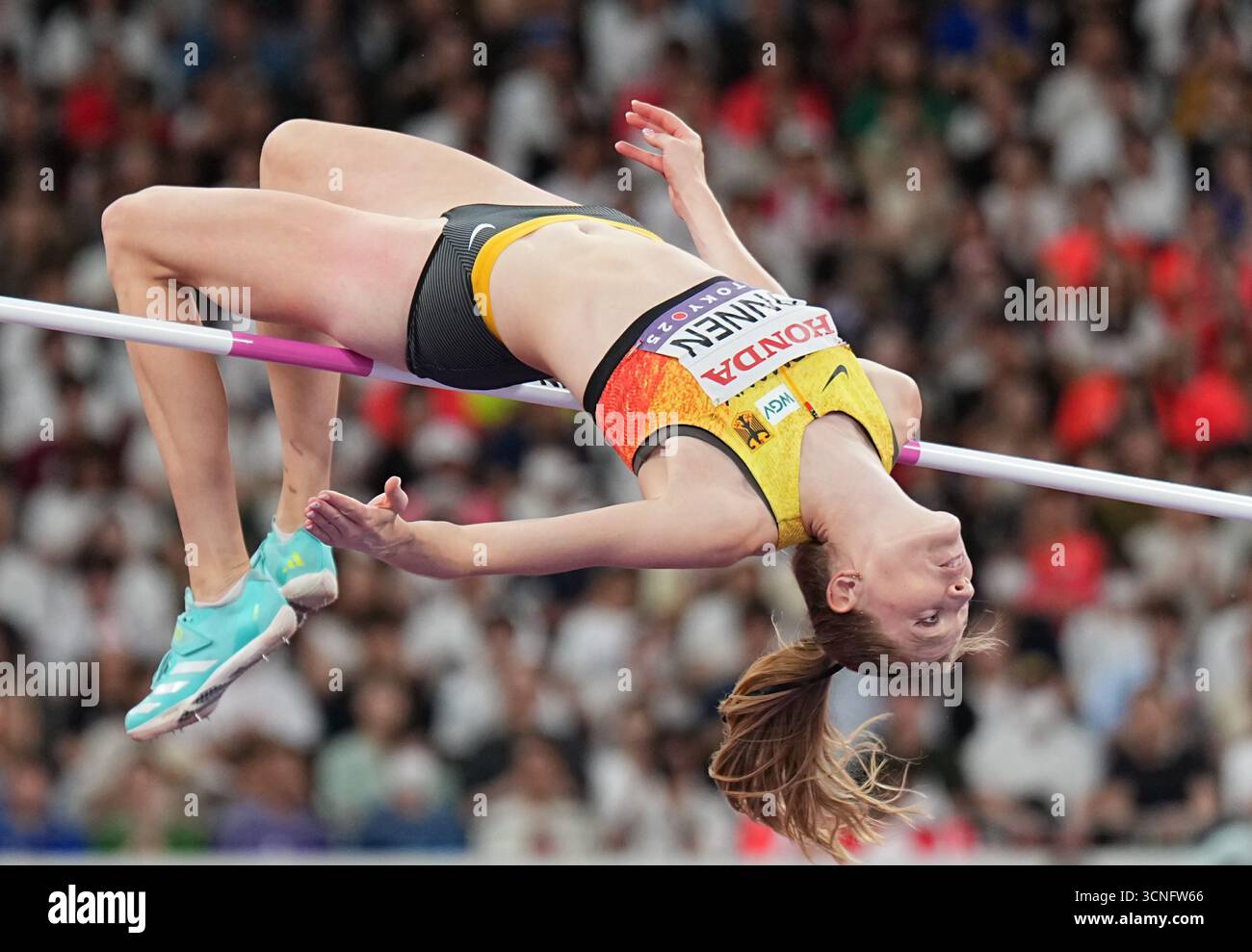 21 September 2025, Japan, Tokio: Athletics: World Championships, women, final, Imke Onnen from ...