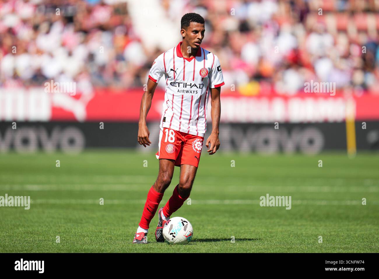 Azzedine Ounahi of Girona FC during the La Liga match 2025-2026, date 5 ...