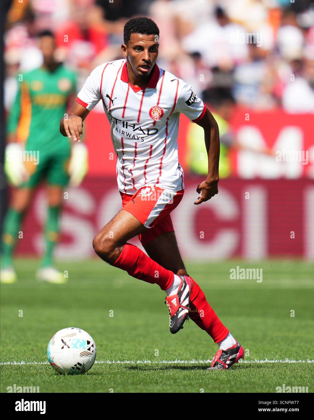 Azzedine Ounahi of Girona FC during the La Liga match 2025-2026, date 5 ...
