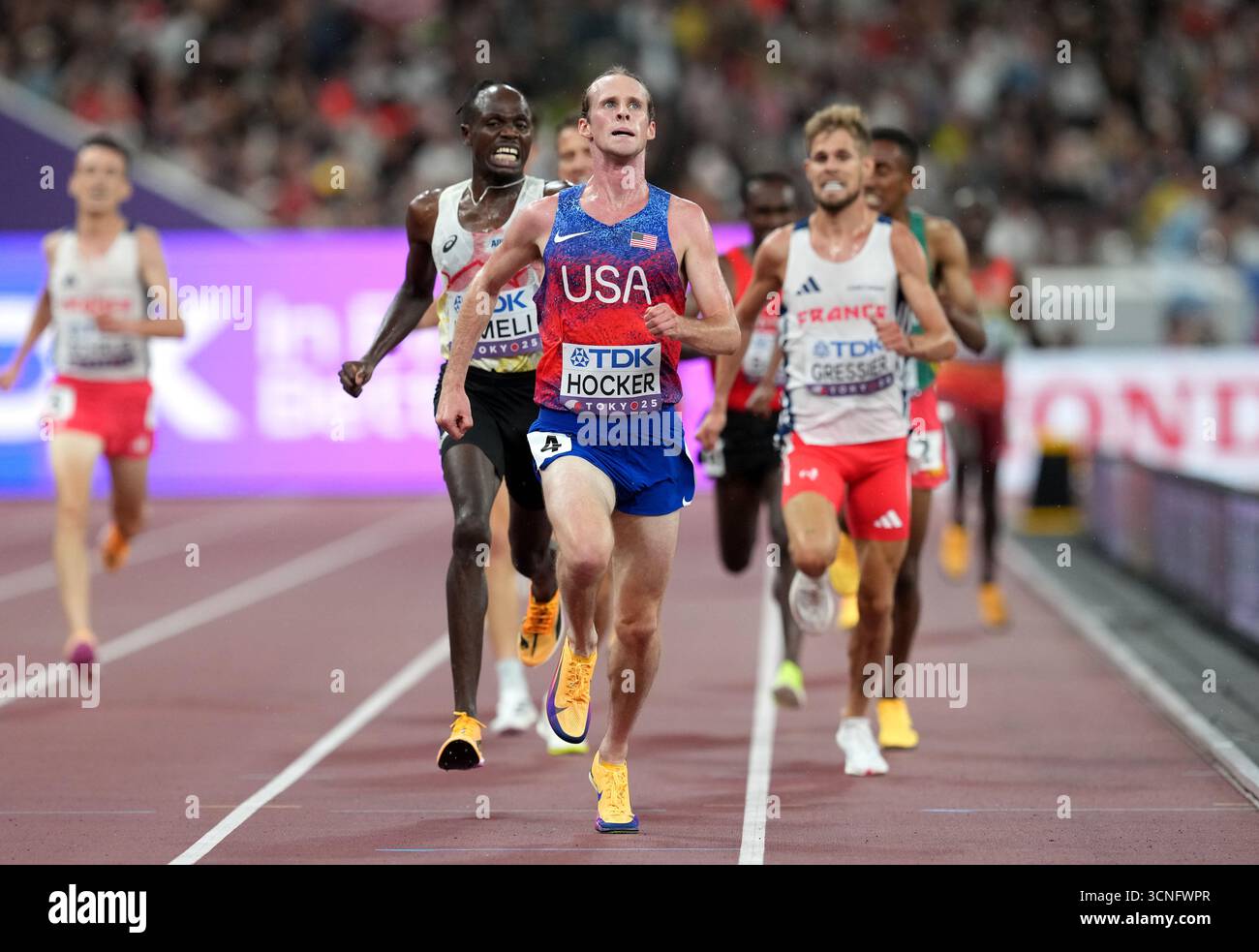 USA's Cole Hocker wins the Men's 5000 Metres on day nine of the 2025 ...