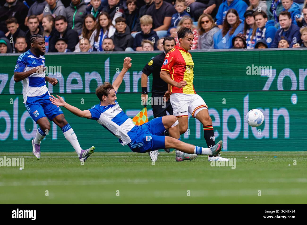 Kaj de rooij battles for possession with mats deijl hi-res stock ...