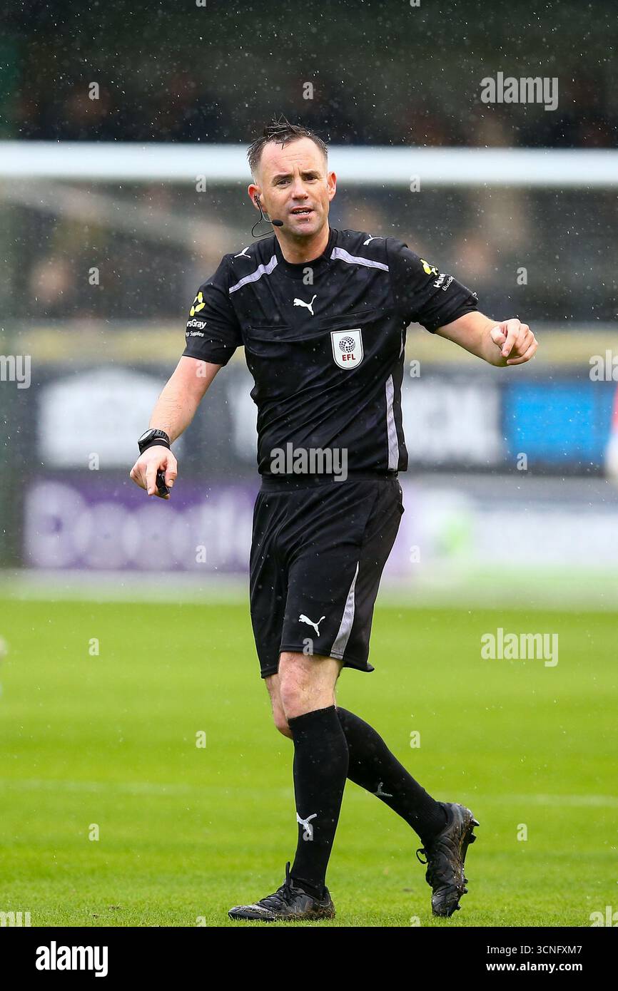 The Exercise Stadium, Harrogate, England - 20th September 2025 Referee ...