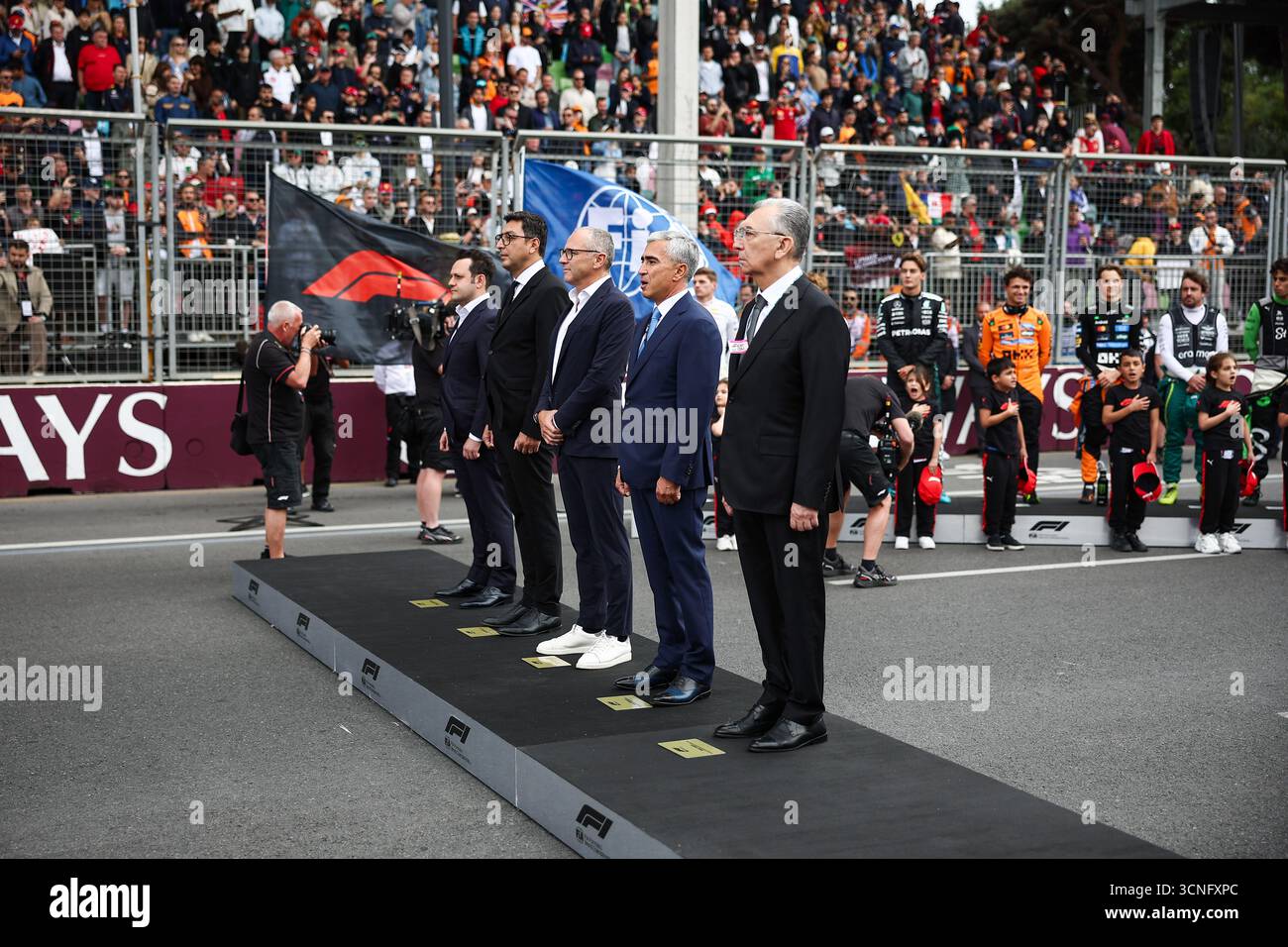 National Anthem FIA DOMENICALI Stefano (ita), Chairman and CEO Formula ...