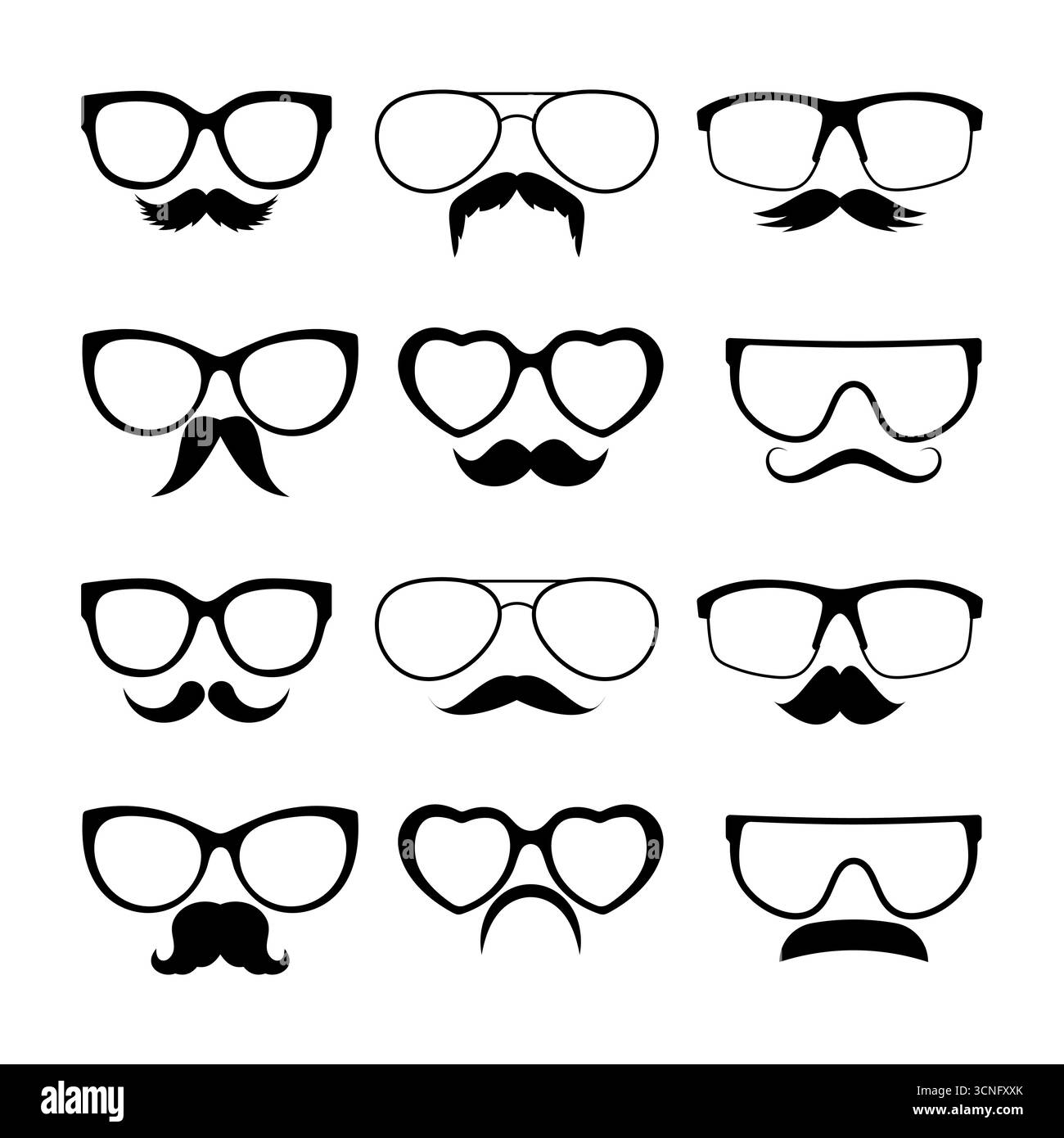 Mustache photo Black and White Stock Photos & Images - Alamy