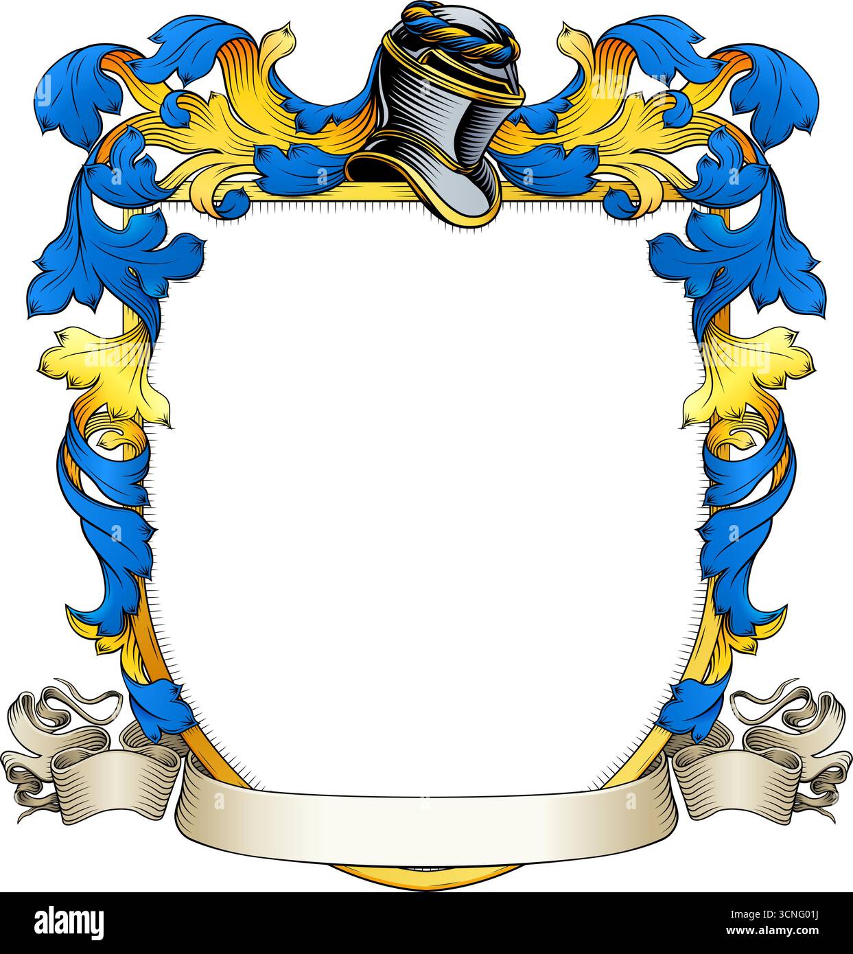 Heraldic shields heraldry medieval hi-res stock photography and images ...