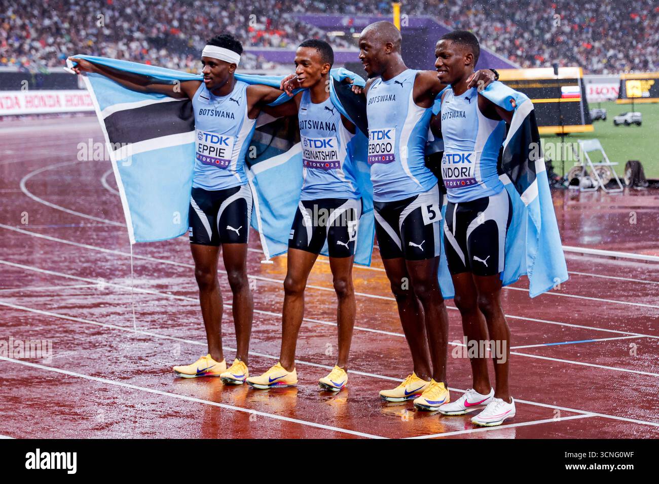 winner team of Botswana, Lee Bhekempilo Eppie and Letsile Tebogo and ...