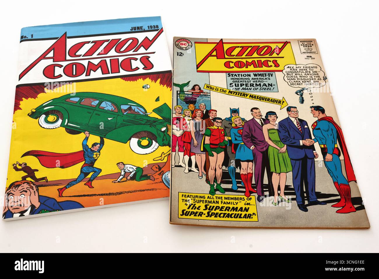 Action Comics by DC Comics, first issue and #309, featuring President ...