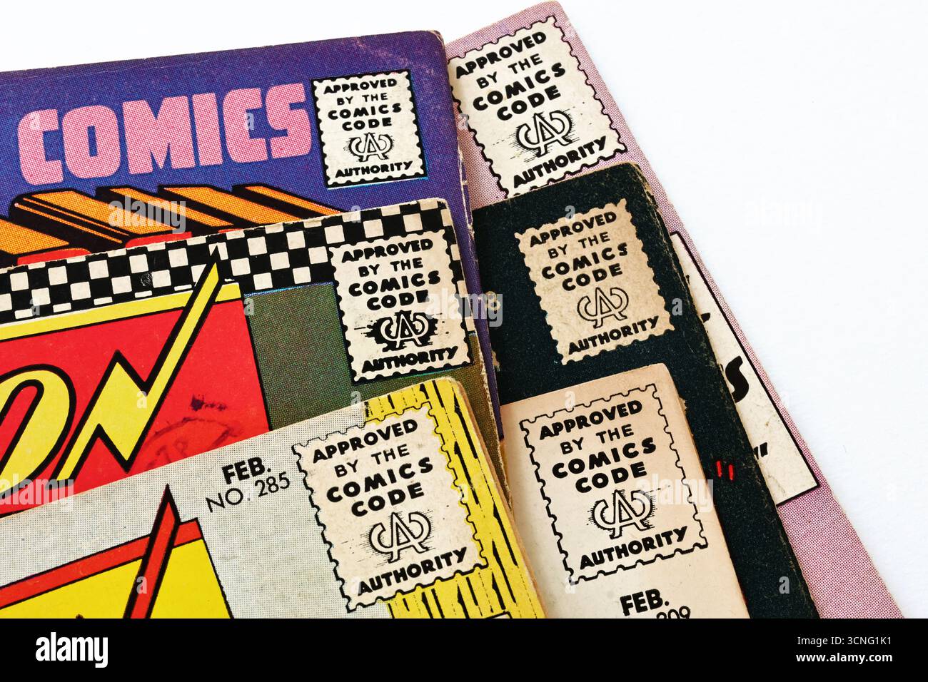 Vintage “Approved by the Comics Code Authority” logo from Action Comics ...
