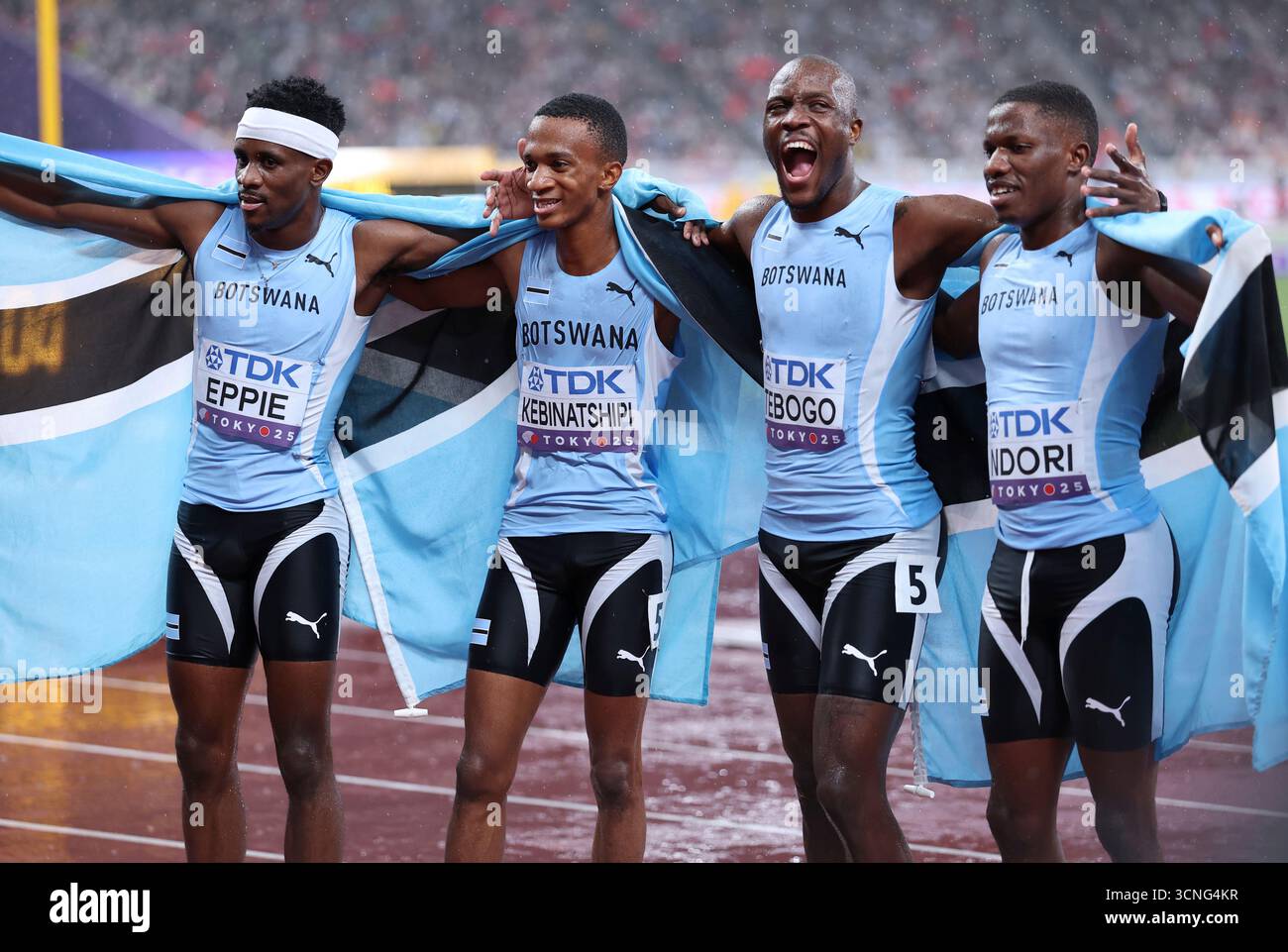 Botswana's Lee Bhekempilo EPPIE, Letsile TEBOGO, Bayapo NDORI and ...