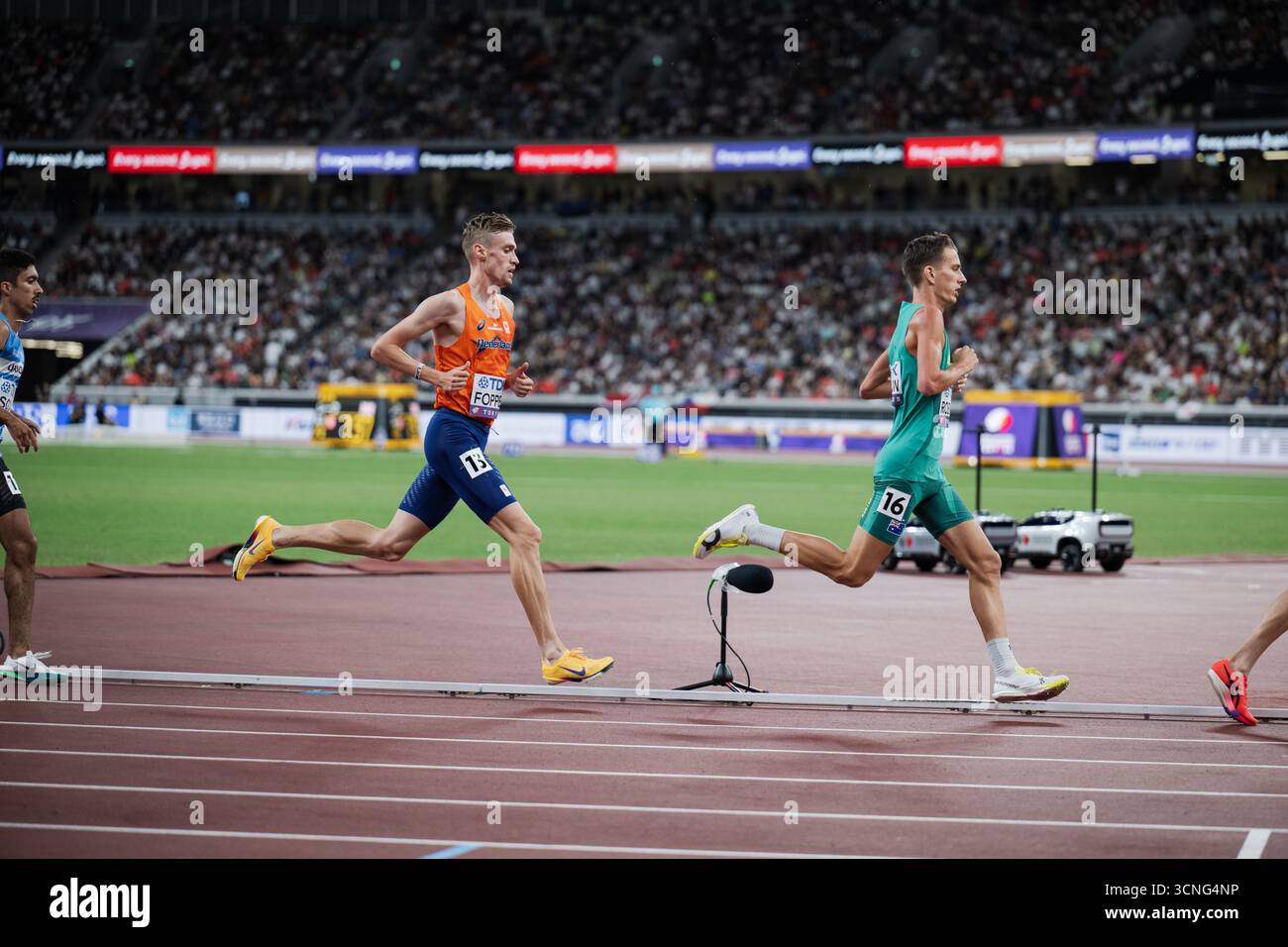 Mike Foppen of the Netherlands during the Men's 5000m Final during ...