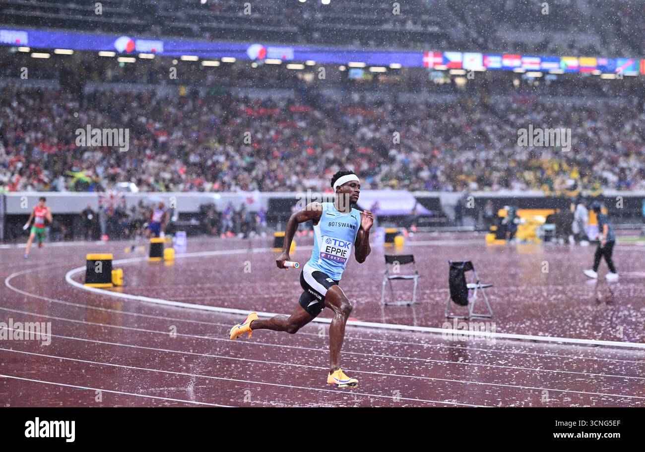 Tokyo, Japan. 21st Sep, 2025. Lee Bhekempilo Eppie of Botswana competes ...