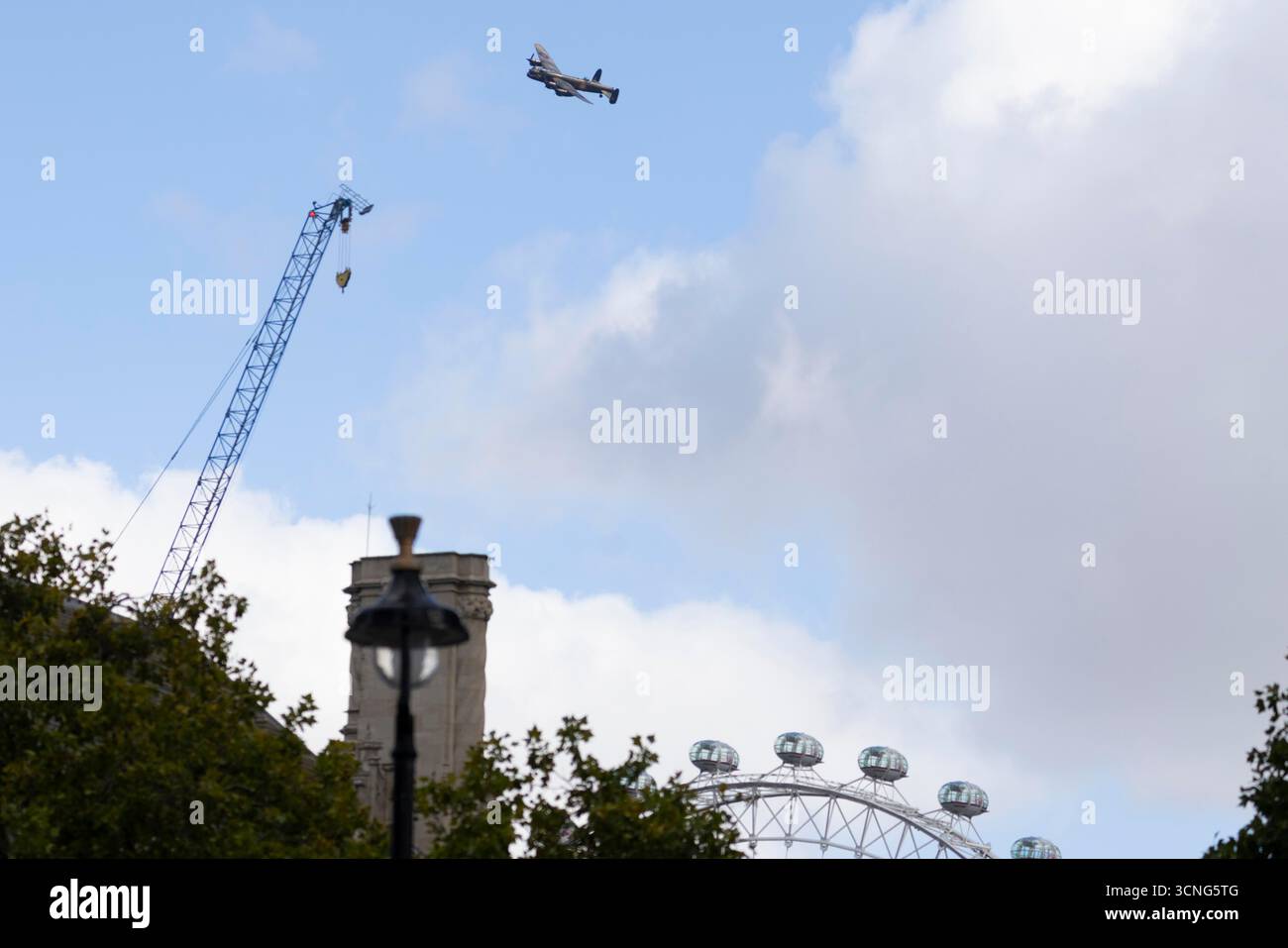 The Avro Lancaster heavy bomber of the Battle of Britain Memorial ...