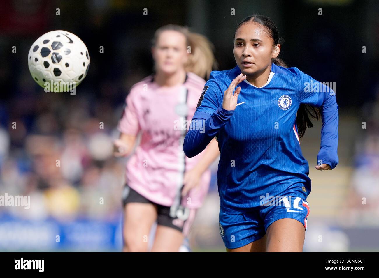 Chelsea's Alyssa Thompson in action during the Barclays Women's Super ...