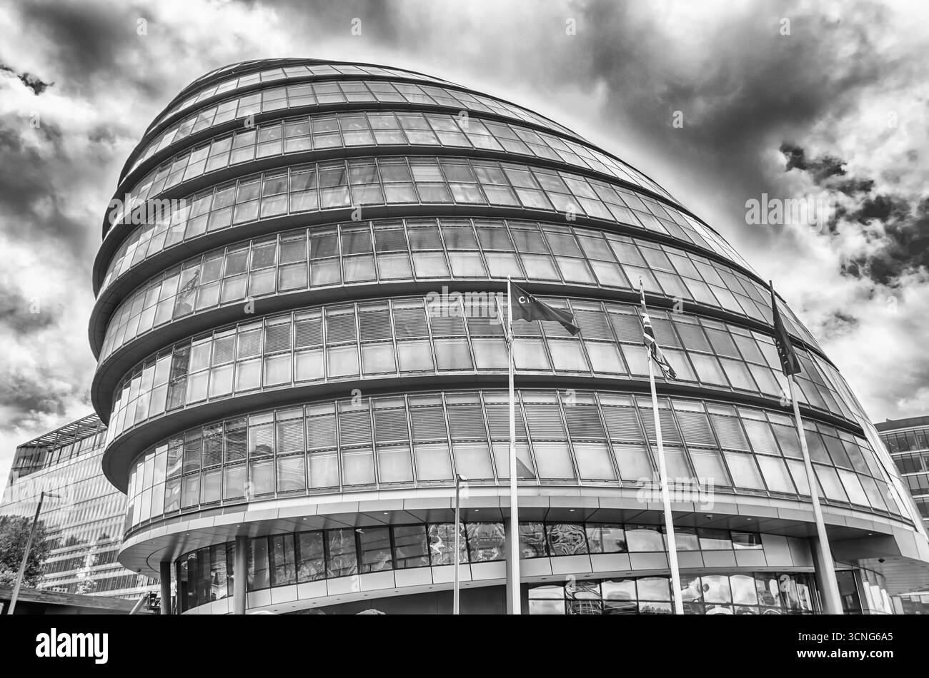 LONDON - MAY 29: London City Hall Building, on May 29, 2015. It was ...
