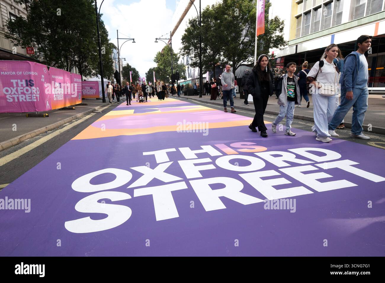 Oxford Street, London, UK. 21st Sep 2025. Oxford Street car free day ...