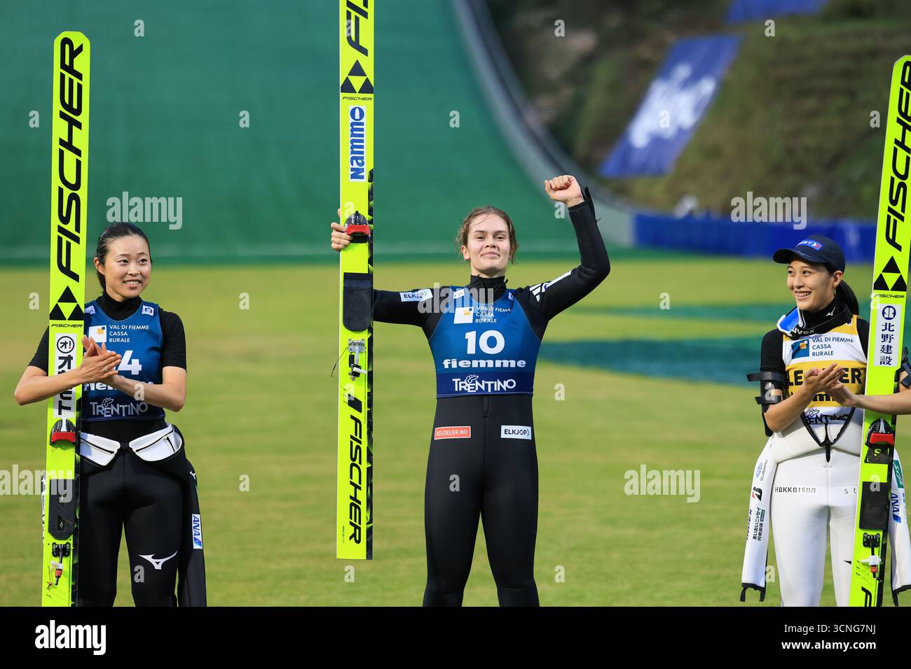 20th September 2025; Val di Fiemme, Italy; 2025 FIS Ski Jumping Large ...