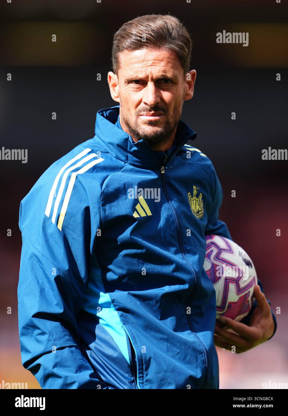 Newcastle United assistant manager Jason Tindall before the Premier ...