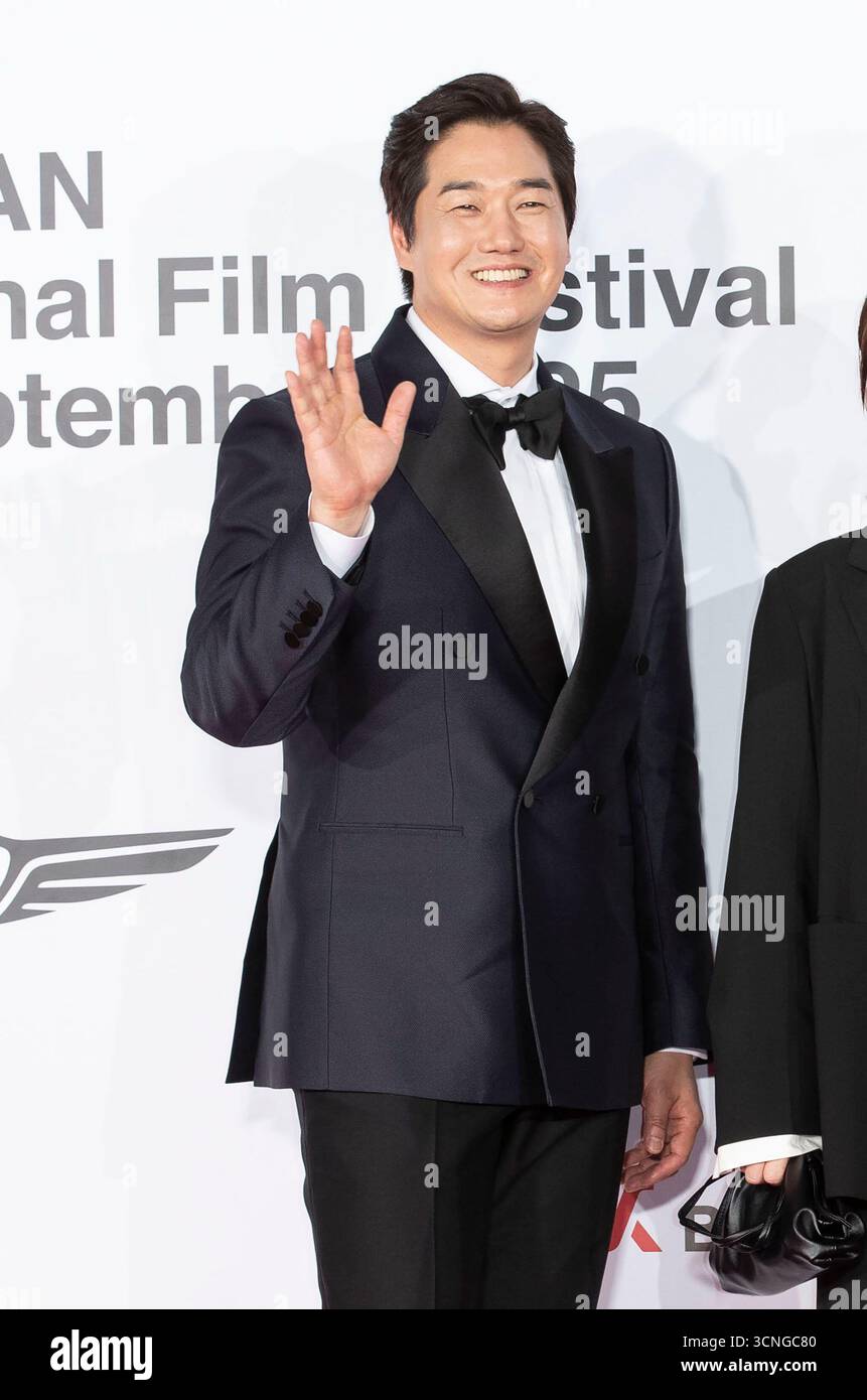 17 Sep 2025 - Busan, South Korea : South Korean actor Yoo Ji-tae ...