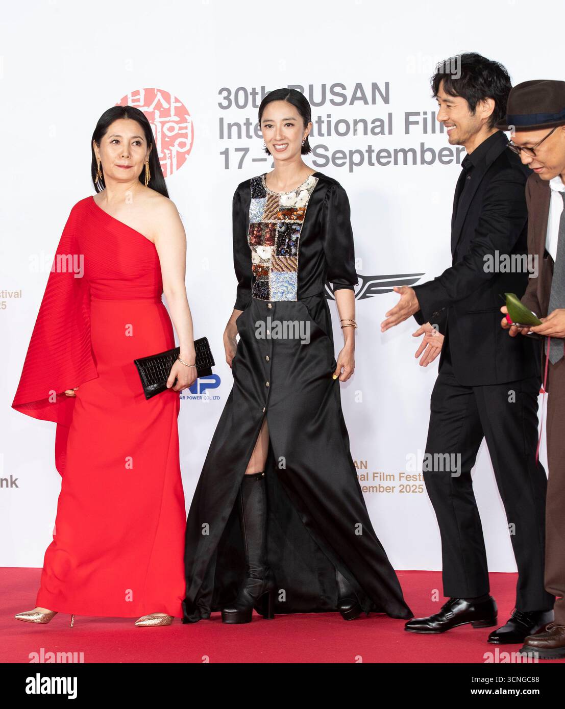 17 Sep 2025 - Busan, South Korea : (R to L) Japanese actor Nishijima ...