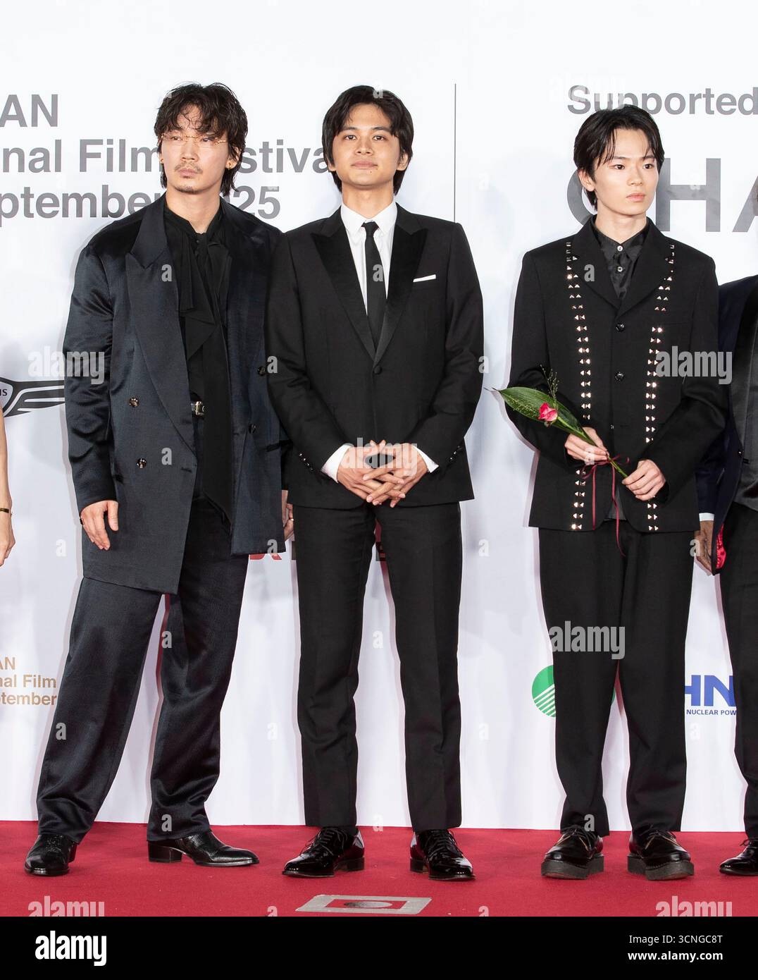 17 Sep 2025 - Busan, South Korea : Japanese actors Akira Morii, Kato ...