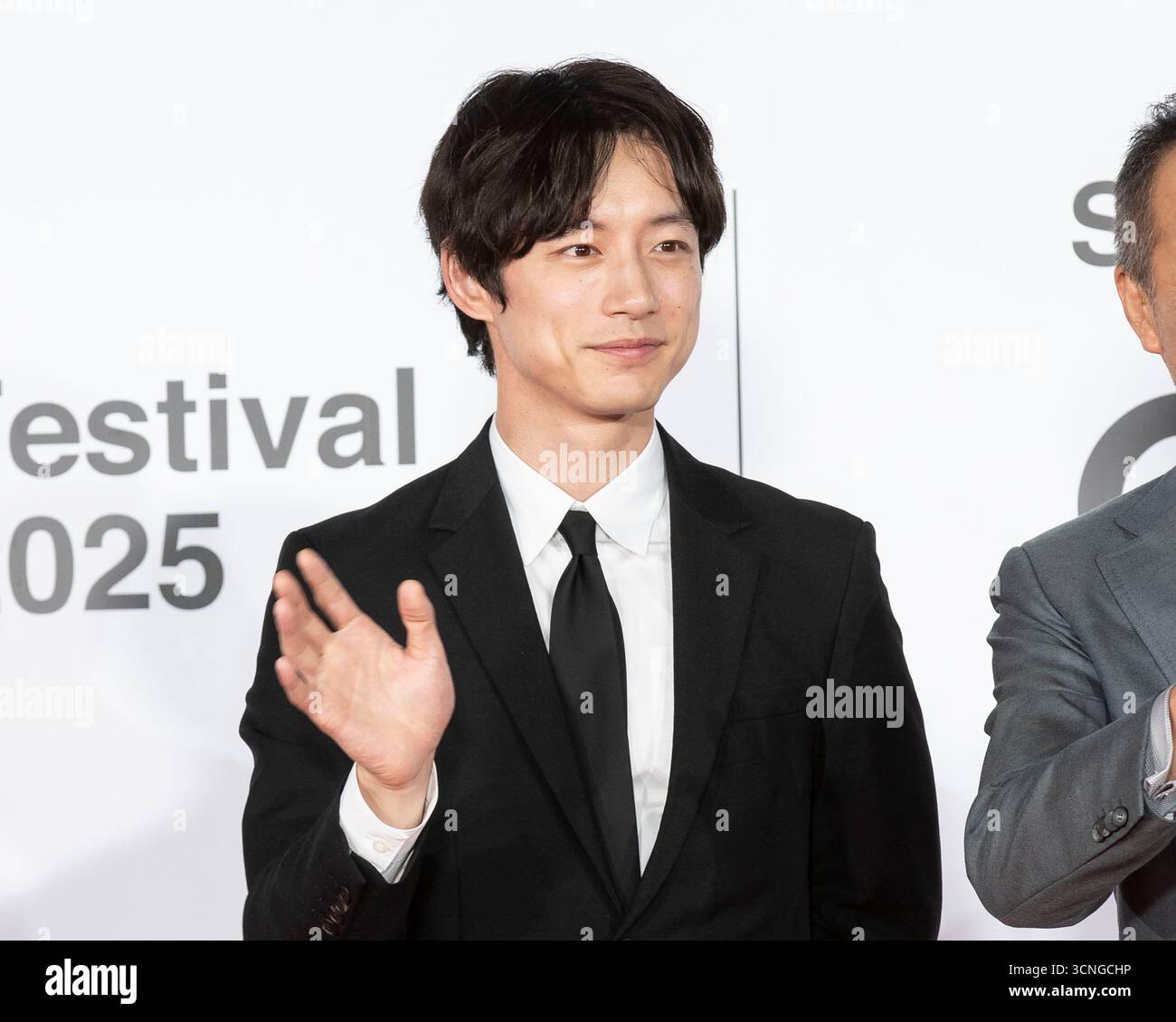 17 Sep 2025 - Busan, South Korea : Japanese actor Kentaro Sakaguchi, arrives red carpet opening ...