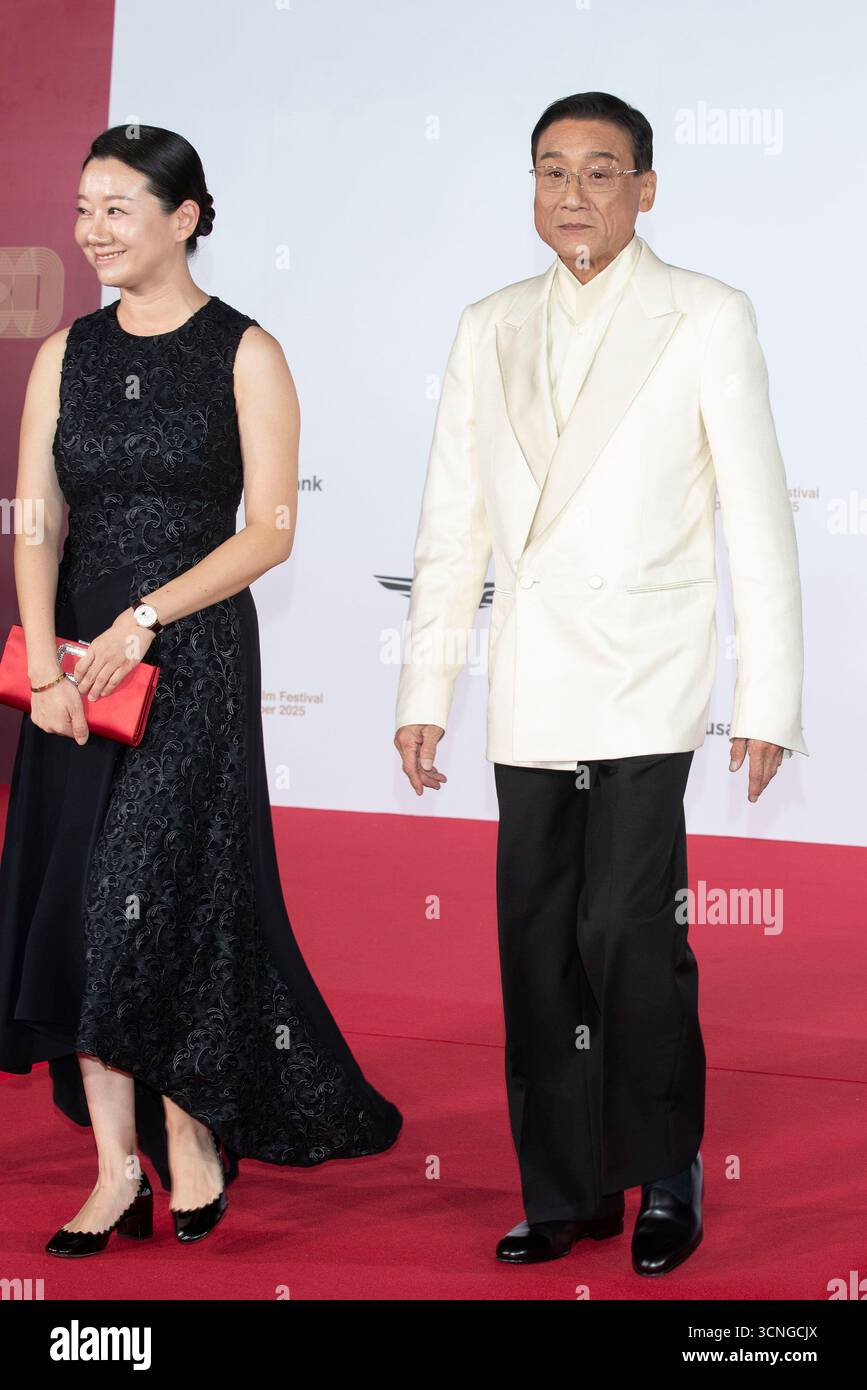 Busan, South Korea. 17th Sep, 2025. Film producer Victoria Hon, Tony ...
