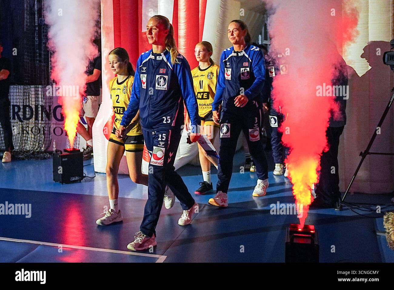 Cheb, Czech Republic 20250921. The friendly match in women's handball ...