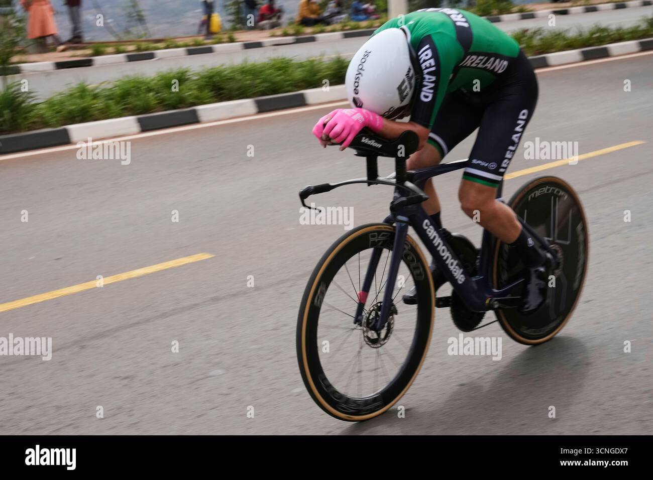 Ireland's Darren Rafferty competes, during the men's elite individual ...
