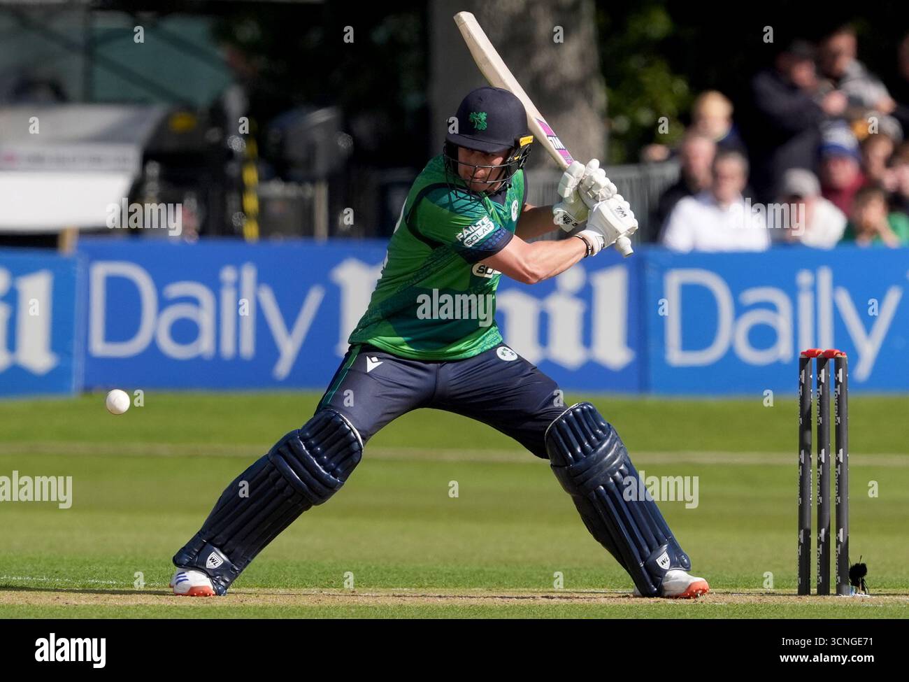 Ireland's Ben Calitz batting during the Third Men's International ...