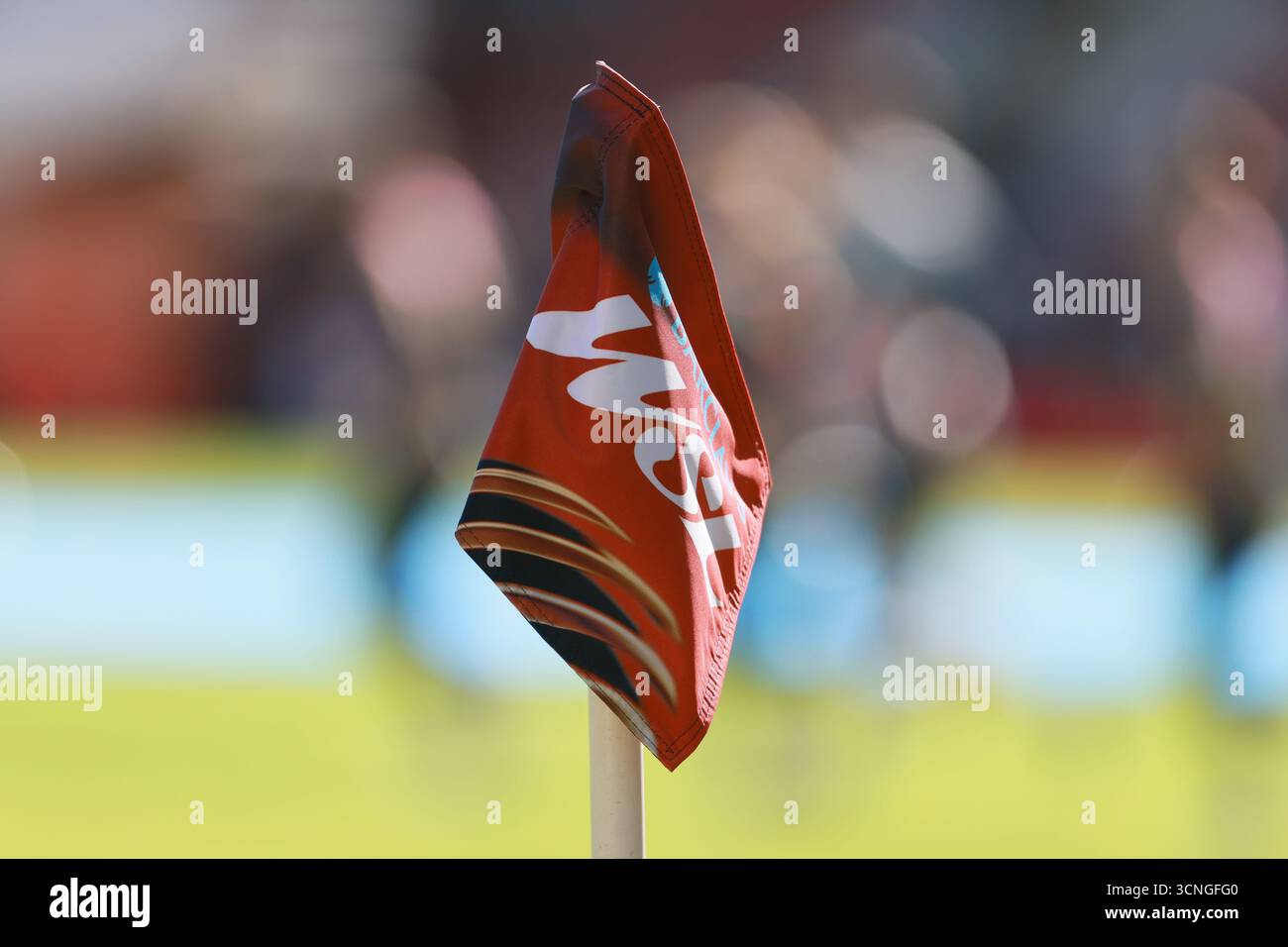 A close up of the corner flag prior to the Barclays Women's Super ...