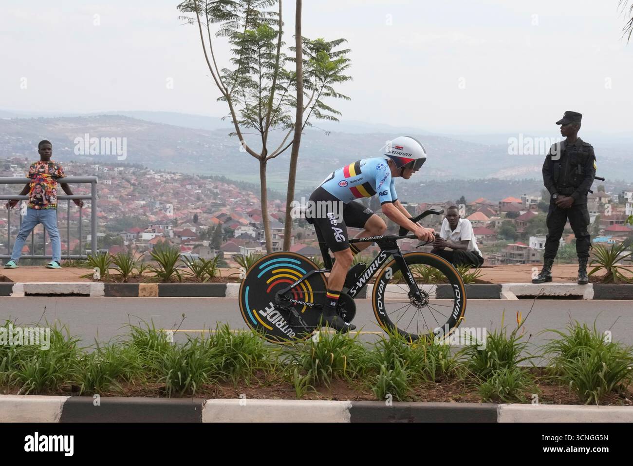 Belgium's Ilan Van Wilder competes, during the men's elite individual ...