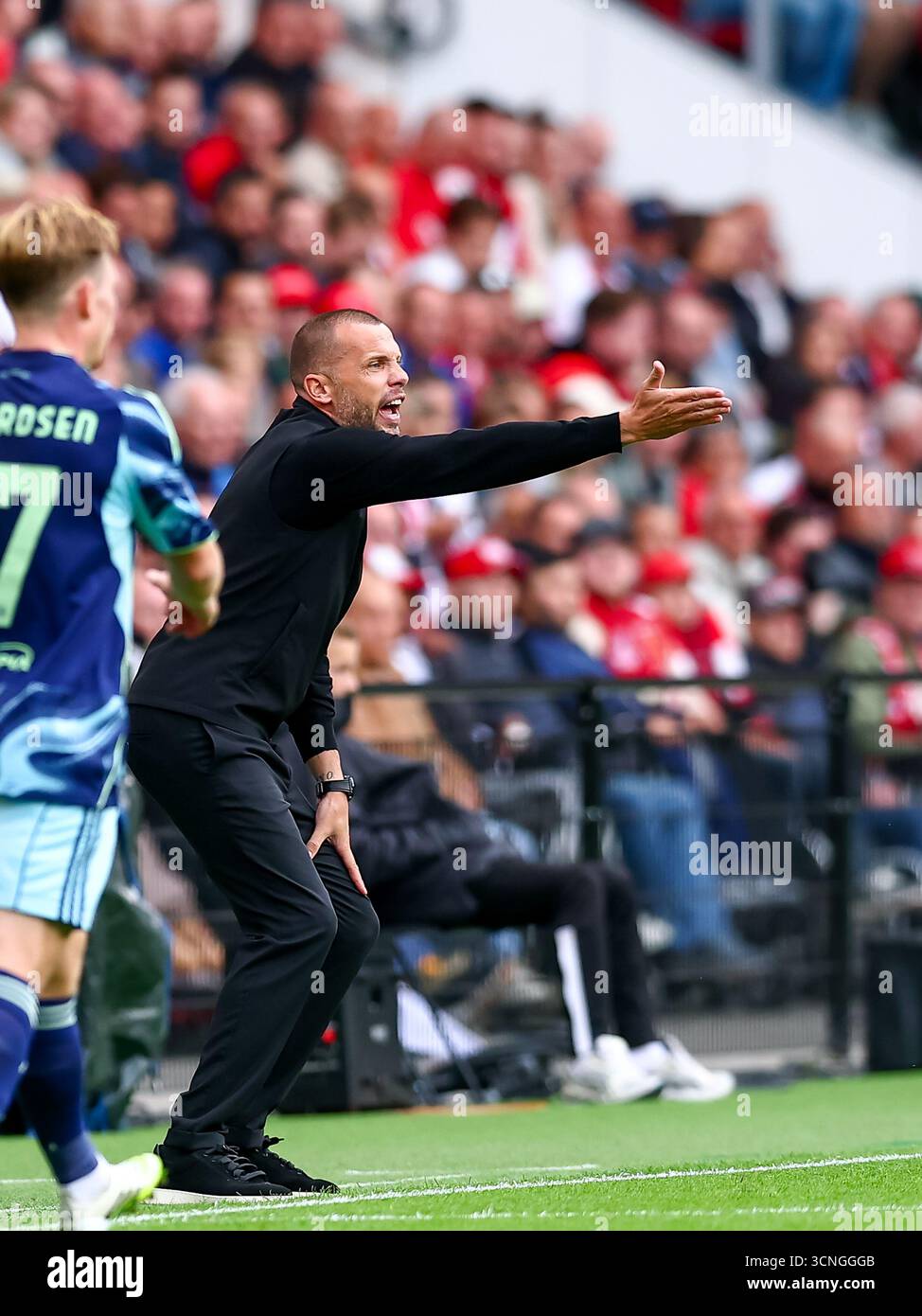 EINDHOVEN, NETHERLANDS - SEPTEMBER 21: Head Coach Johnny Heitinga of ...