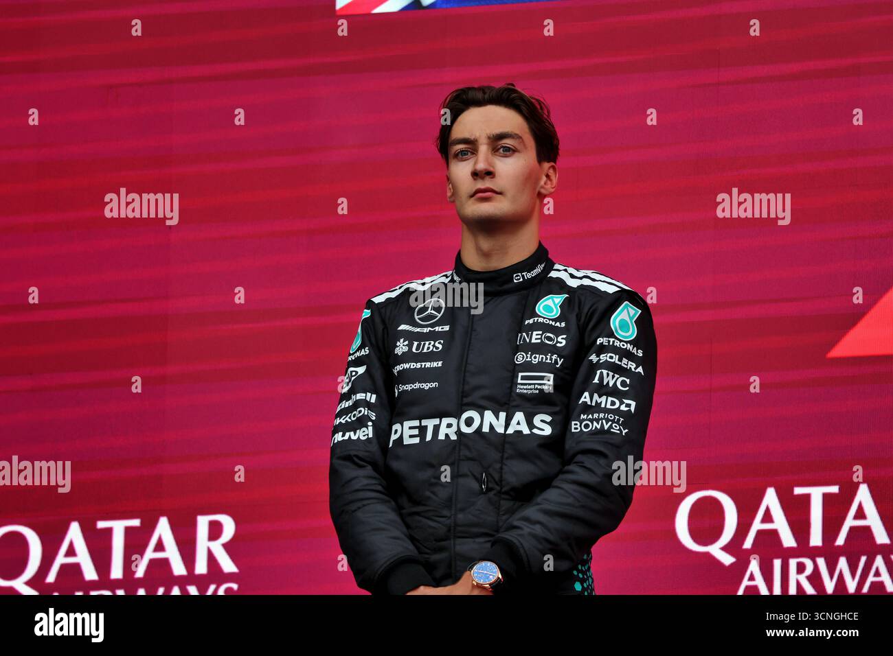 2025 azerbaijan grand prix podium hi-res stock photography and images ...