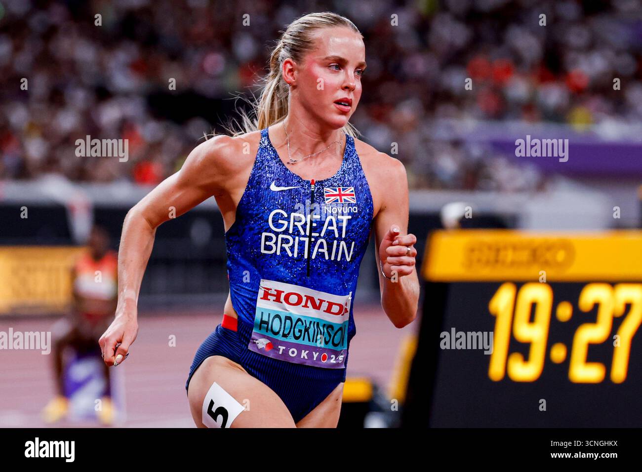 Keely Hodgkinson of Great Britain competing in the Women's 800 Metres ...