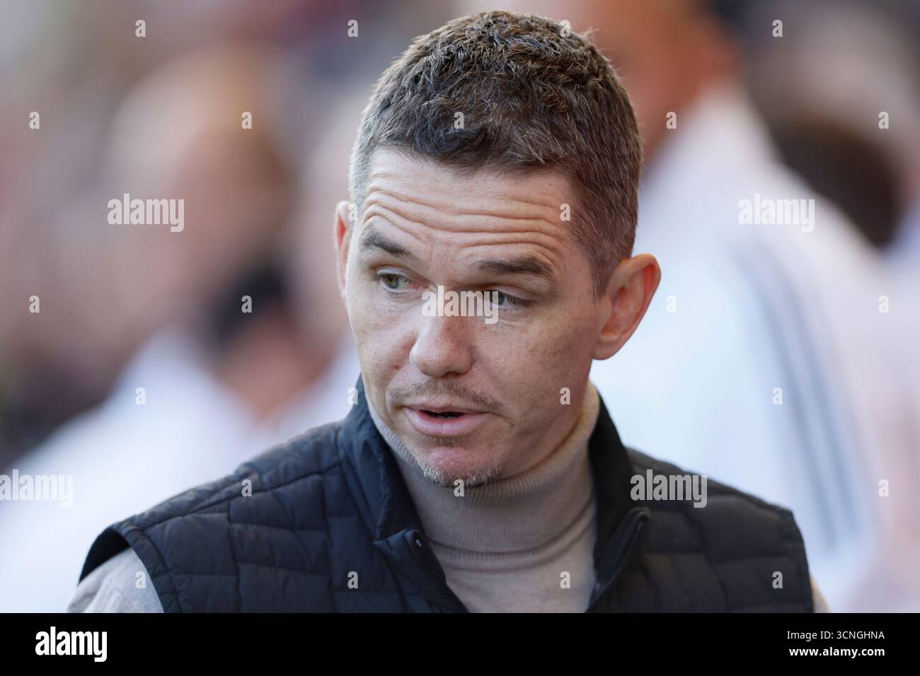 Manchester United manager Marc Skinner prior to the Barclays Women's ...
