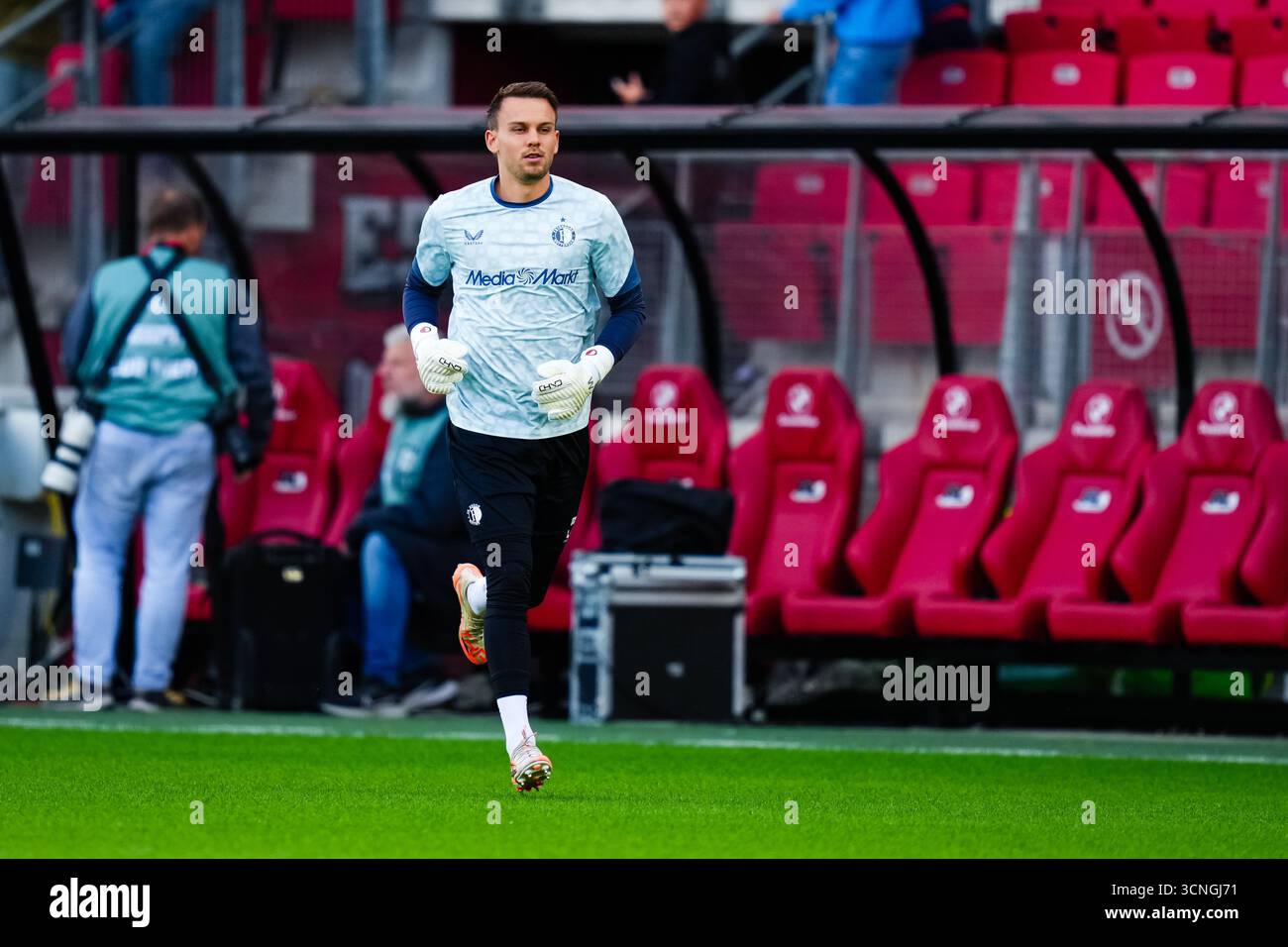 Alkmaar - Goalkeeper Timon Wellenreuther of Feyenoord Rotterdam during ...