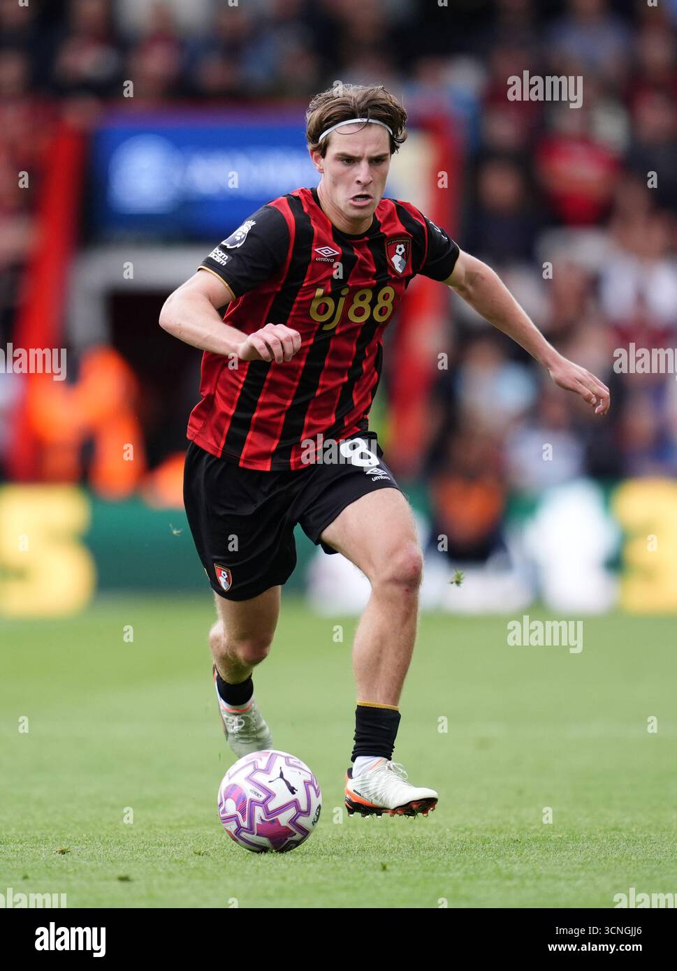Bournemouth's Alex Scott during the Premier League match at Vitality ...