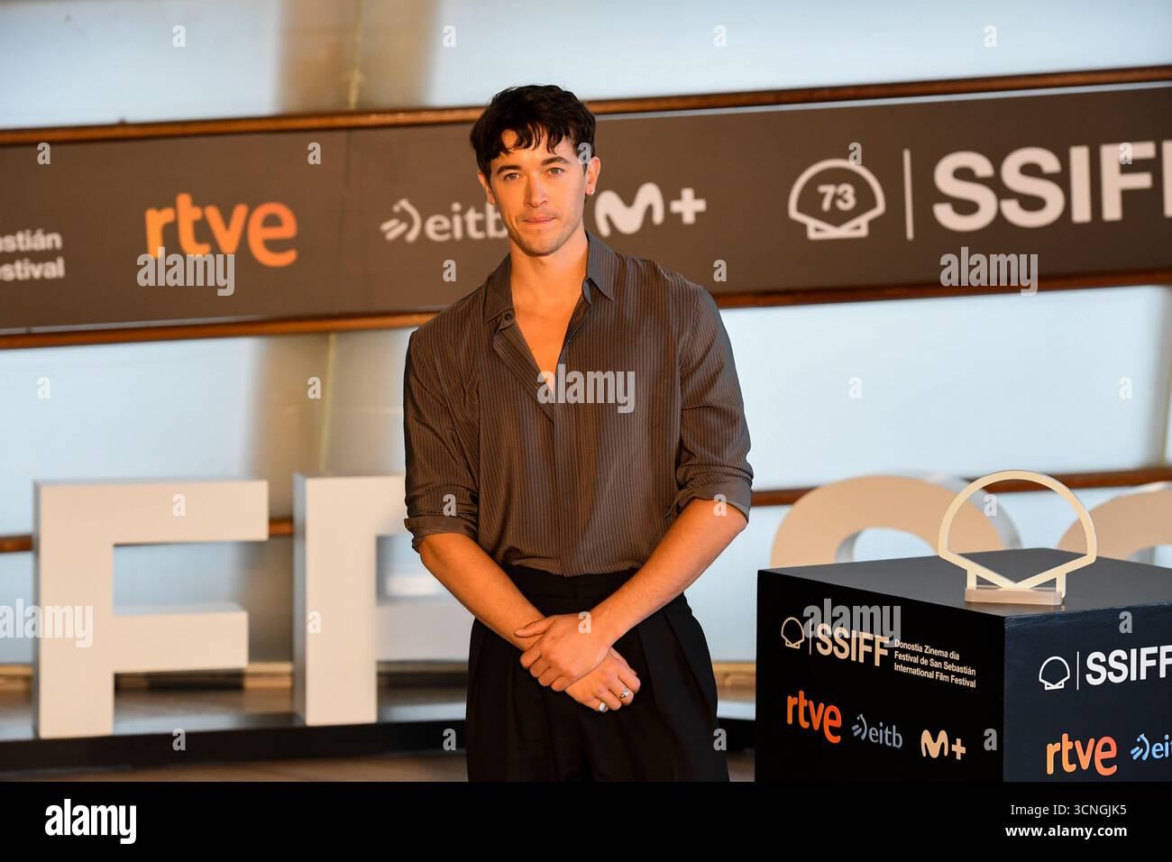 San Sebastian, Spain. 21th September 2025. Tom Blyth attends ‘Le cri ...