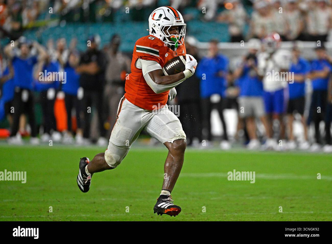 MIAMI GARDENS, FL - SEPTEMBER 20: Miami running back CharMar Brown (6 ...